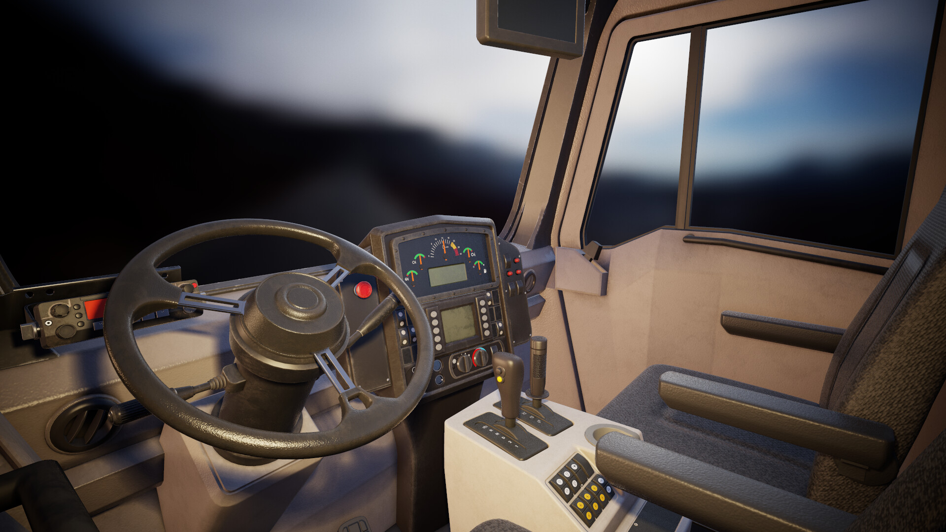 ArtStation - Mining Truck Cabin