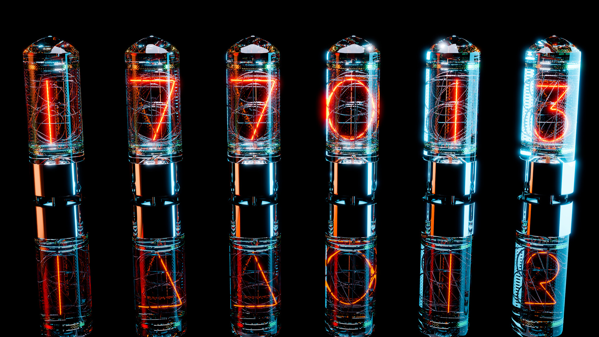 ArtStation - Nixie tube