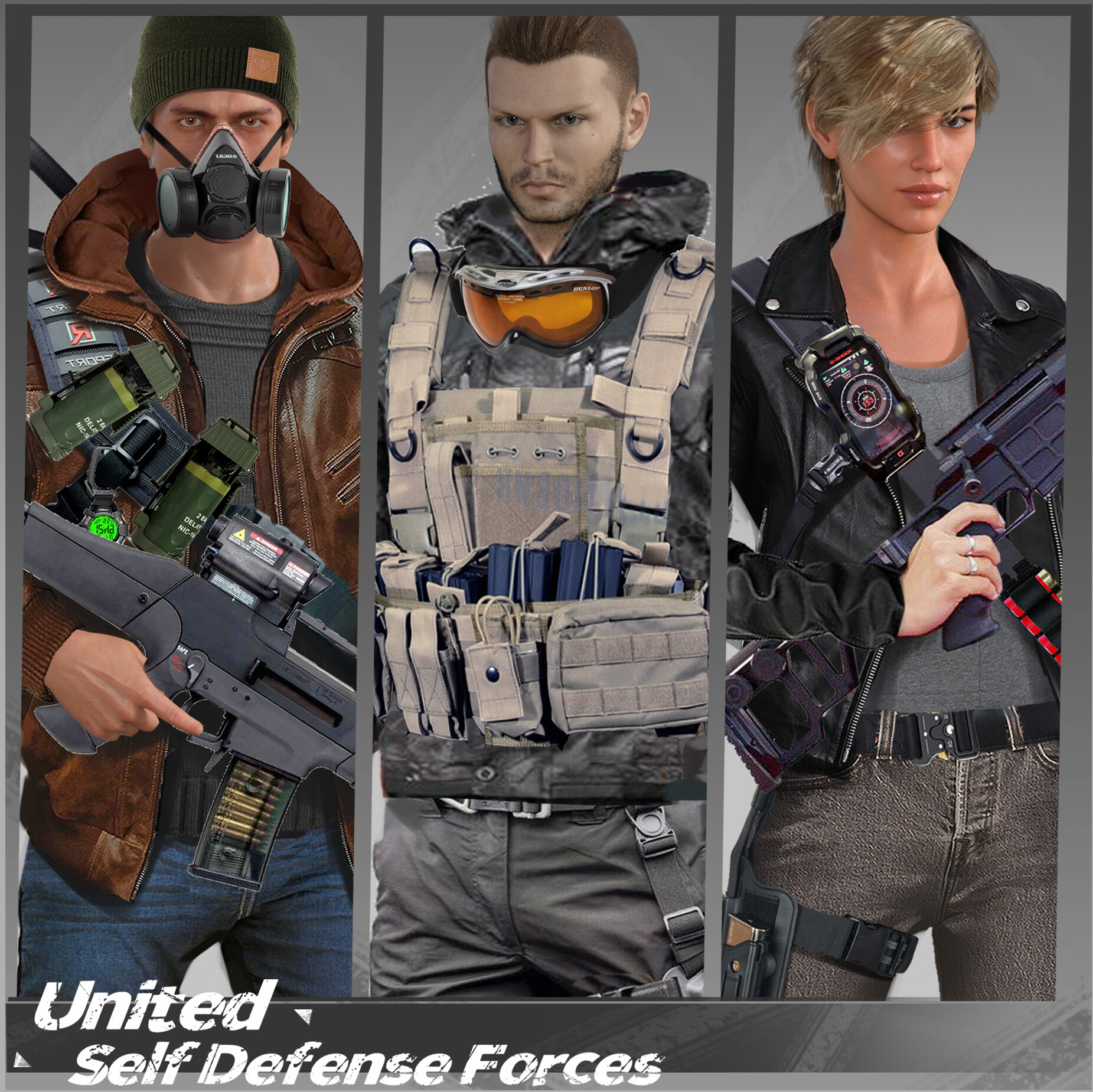 ArtStation - United Self Defense Forces