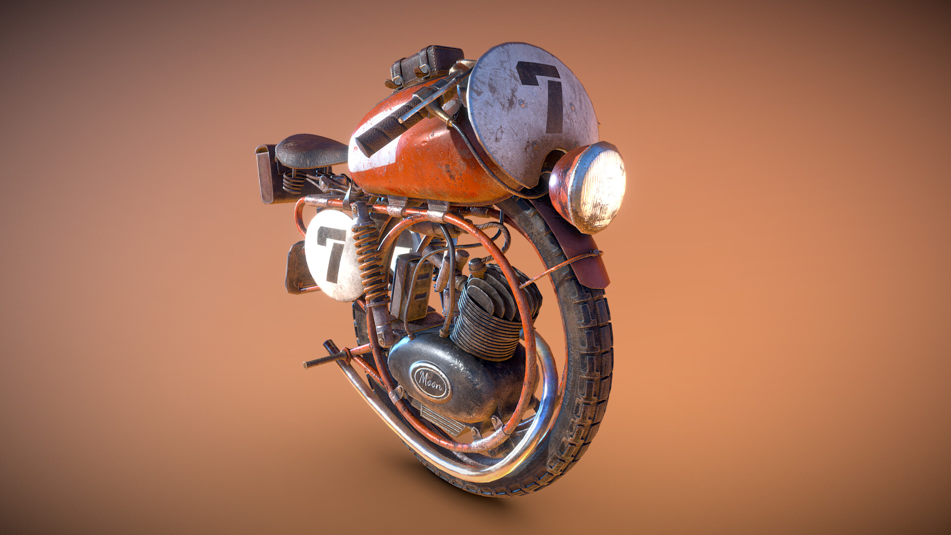 ArtStation - Desert Racing Monobike