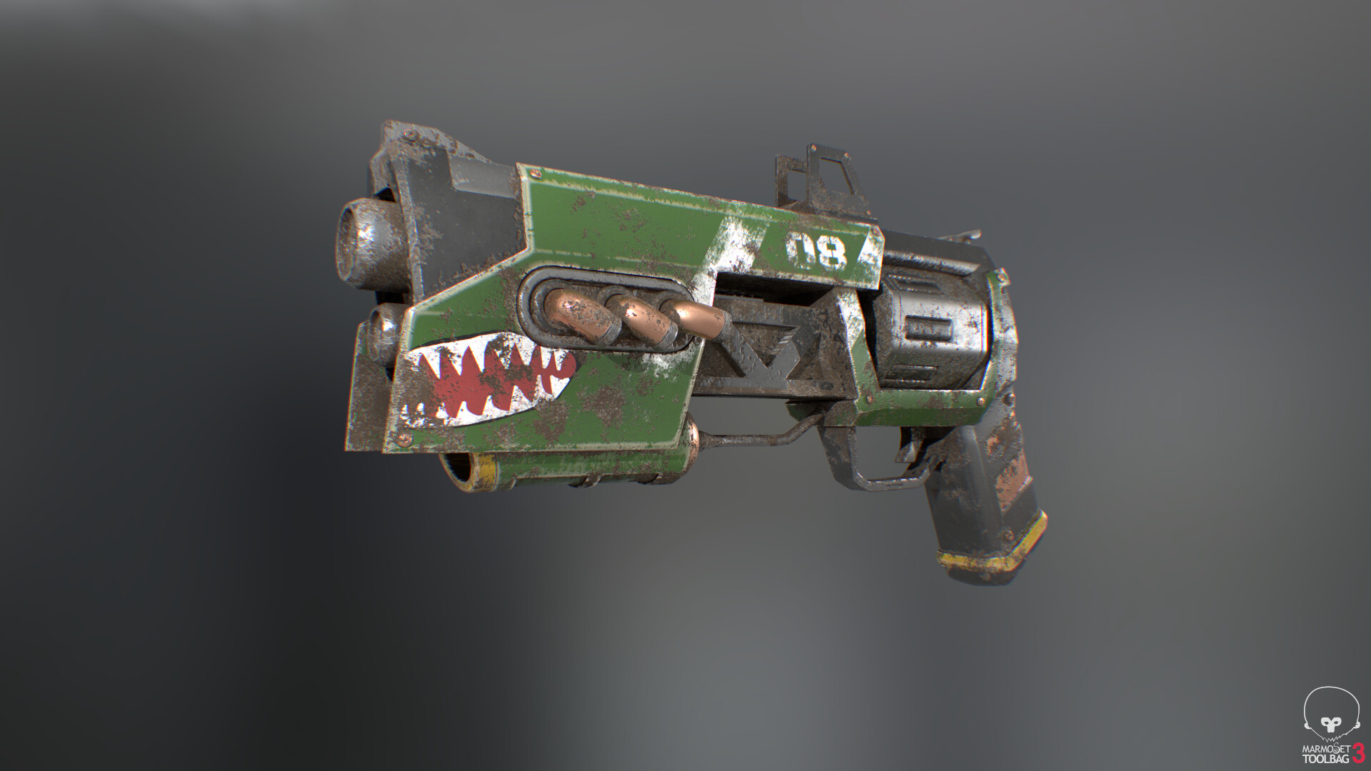 ArtStation - Old SciFi gun