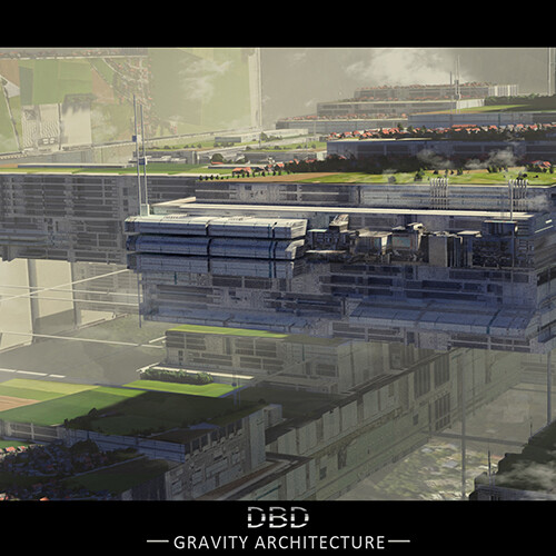 ArtStation - Gravity building complex