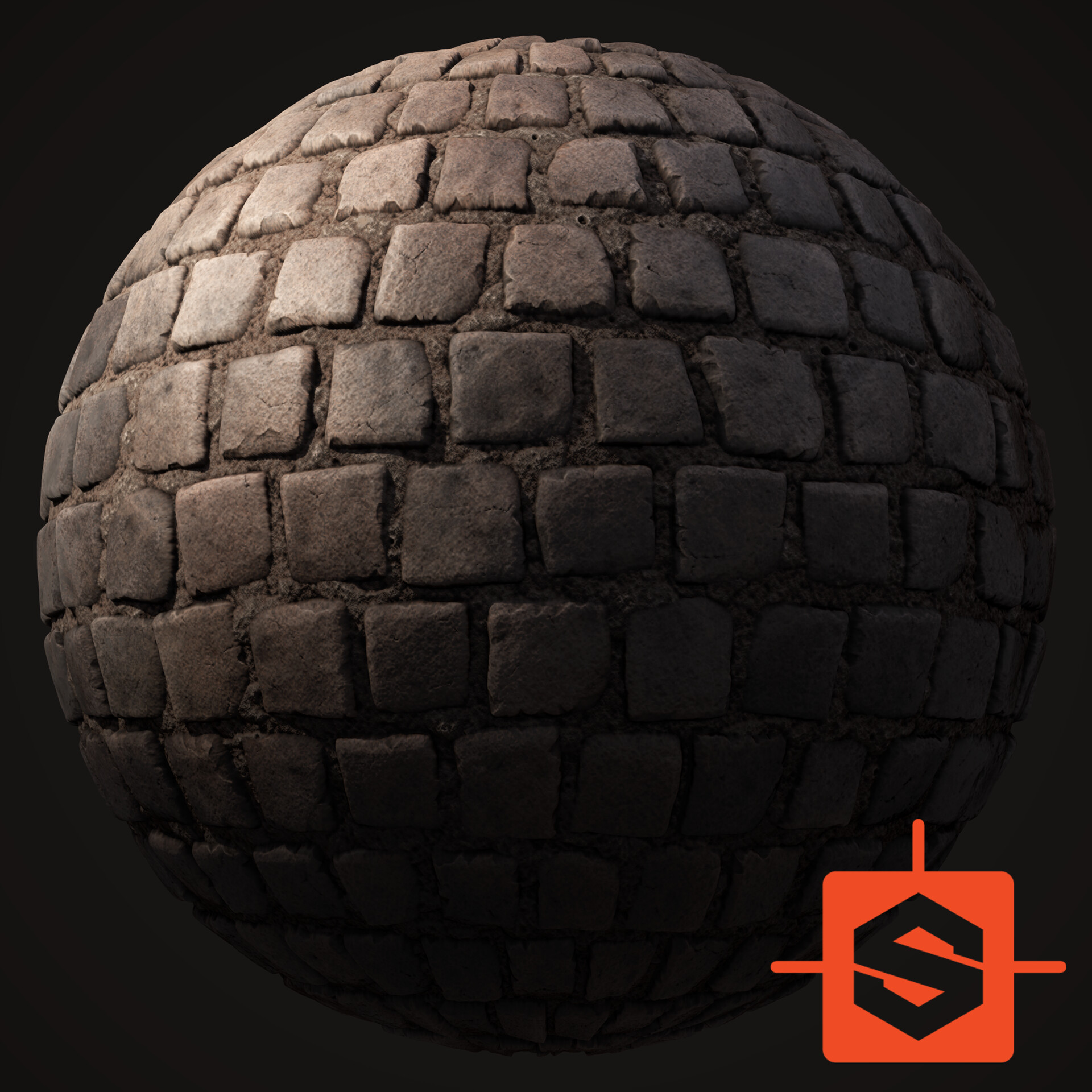 ArtStation - Substance Designer Cobblestone Study