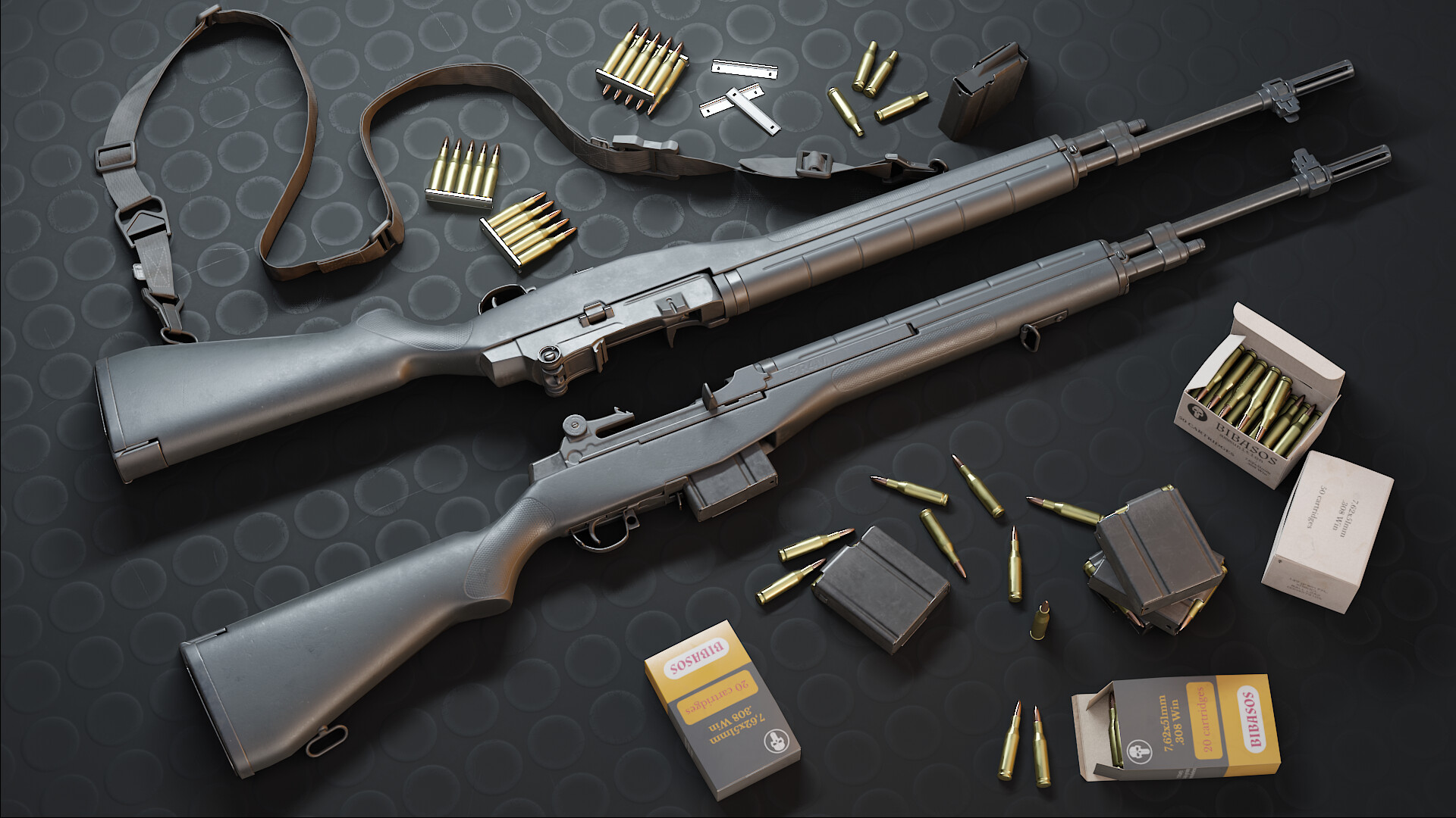 ArtStation - M1A/M14 rifle