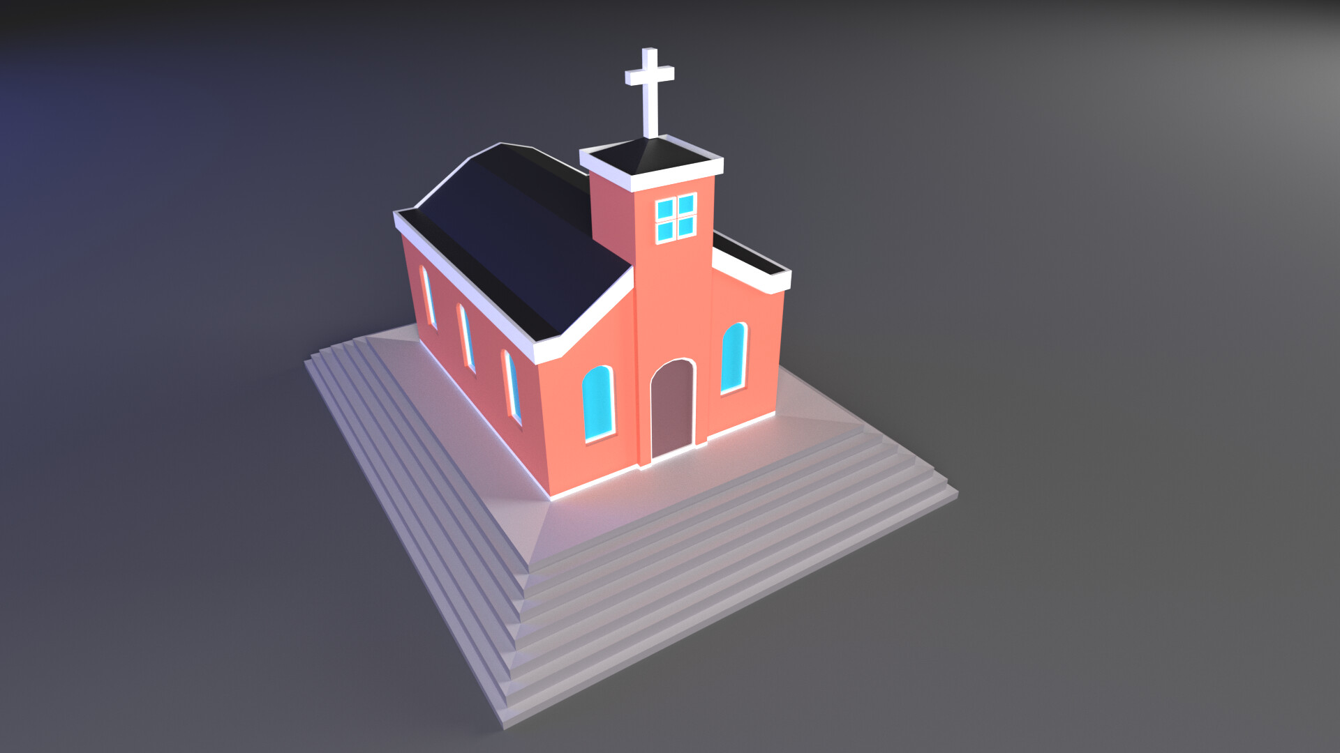 ArtStation - Church - Low Poly
