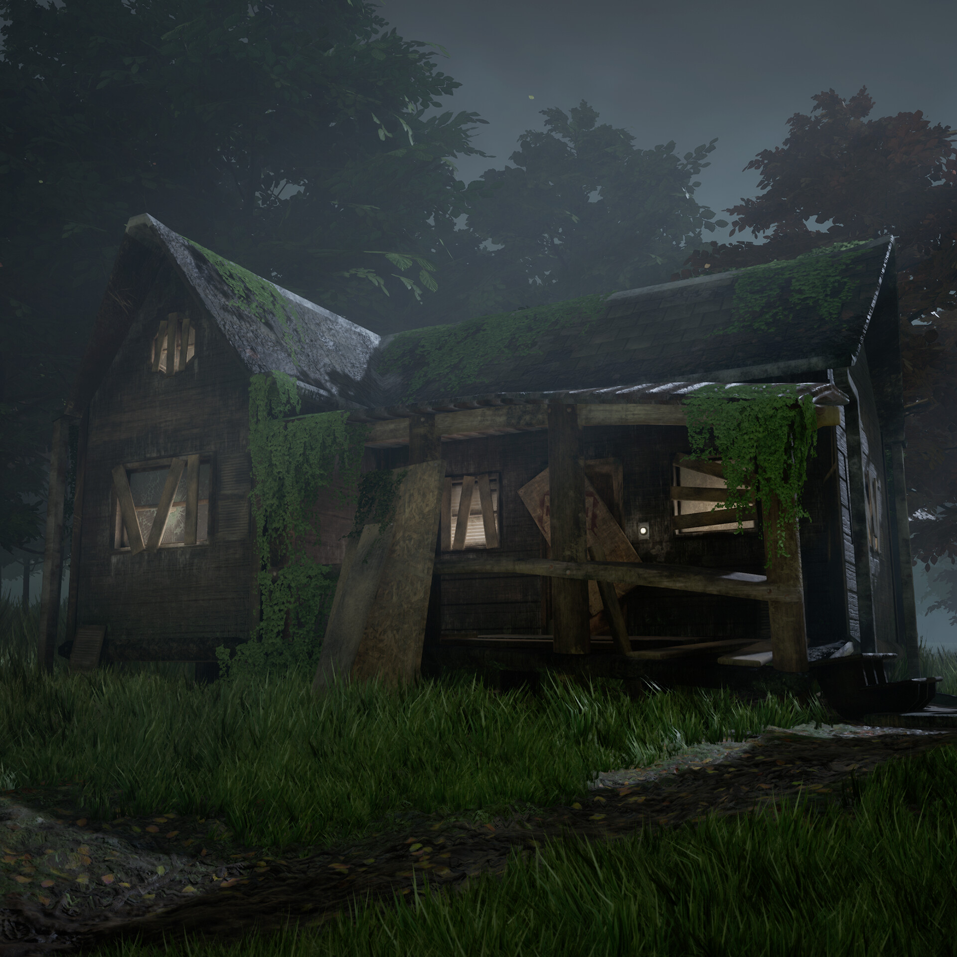 ArtStation - Shack In The Woods