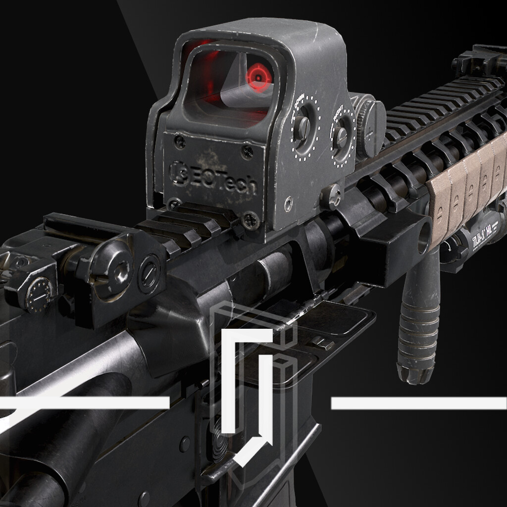 ArtStation - AR-15 (Holosight)