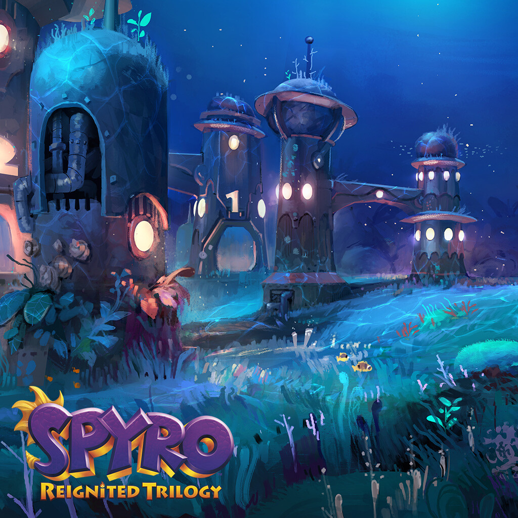ArtStation - Spyro Reignited Trilogy - Aquaria Towers