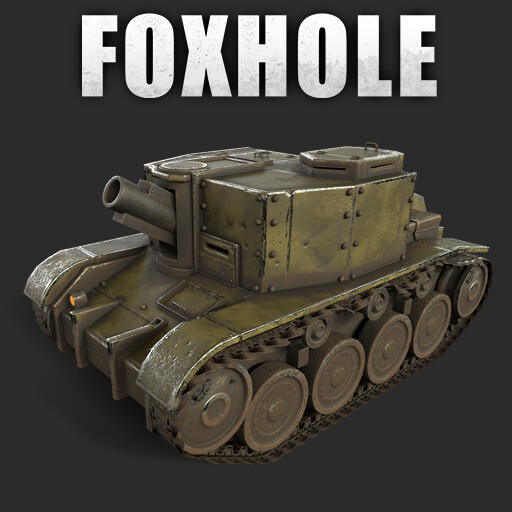 Adam Garib - Foxhole - Colonial HC-7 Ballista Mortar Tank