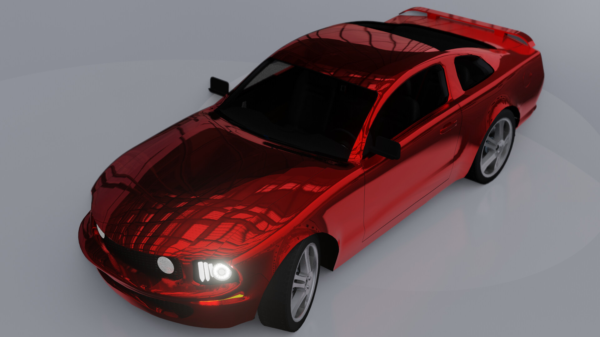 ArtStation - Ford mustang 2005 3d model