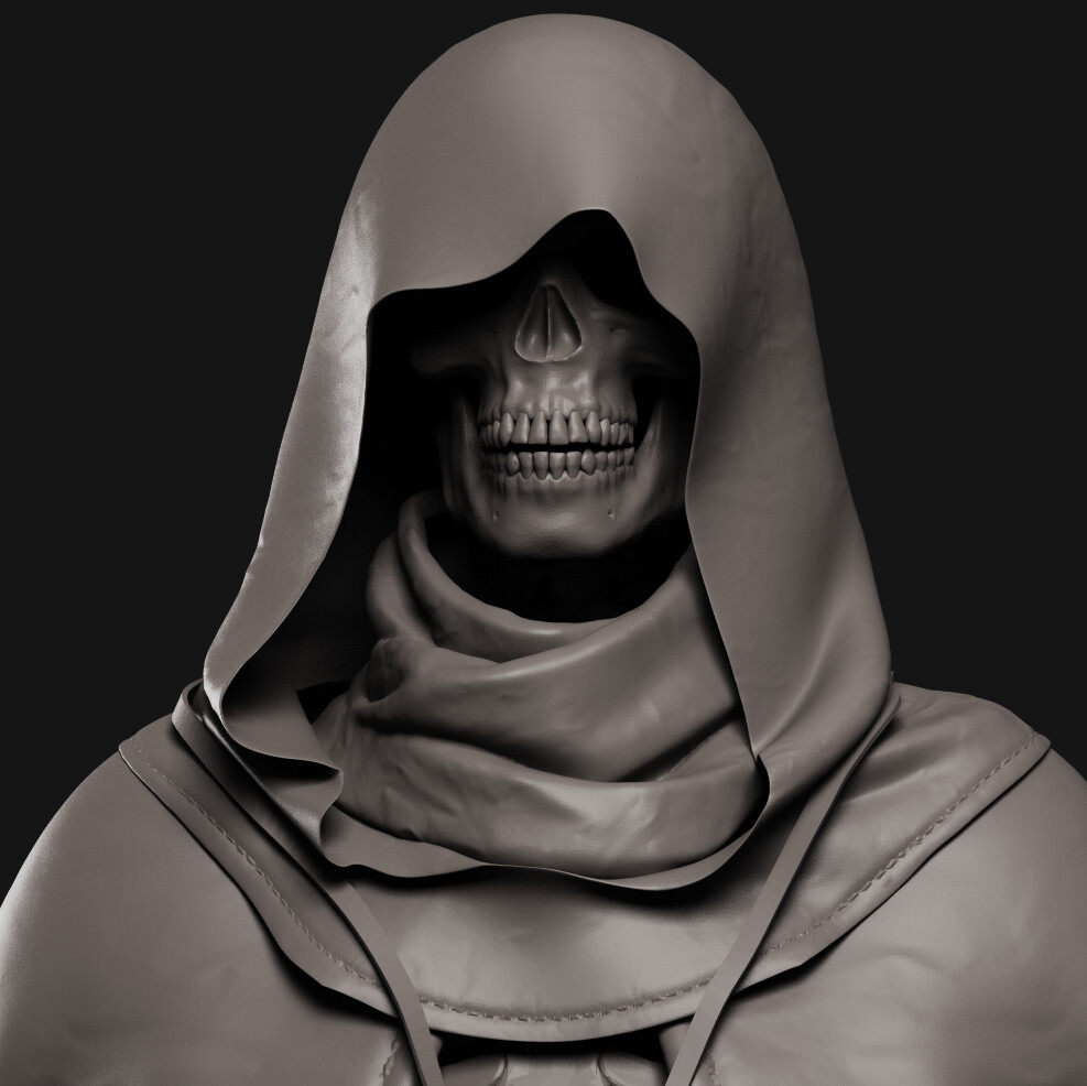 ArtStation - Skeleton Mage Sculpt