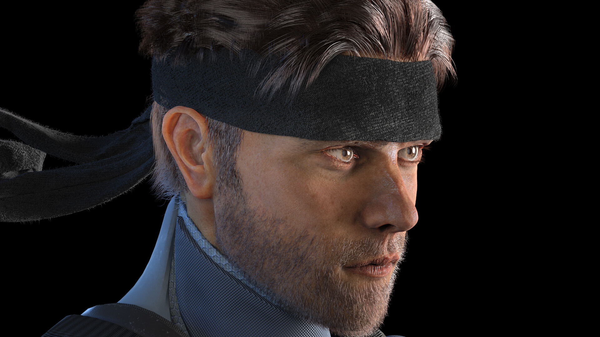 Solid Snake Haircut