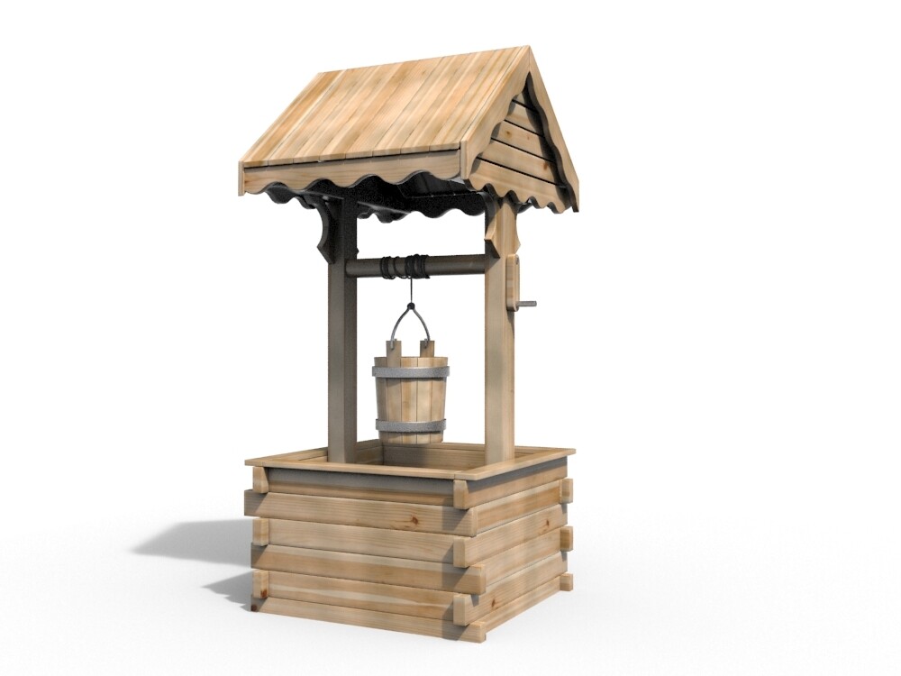 ArtStation - Wooden Well Animation