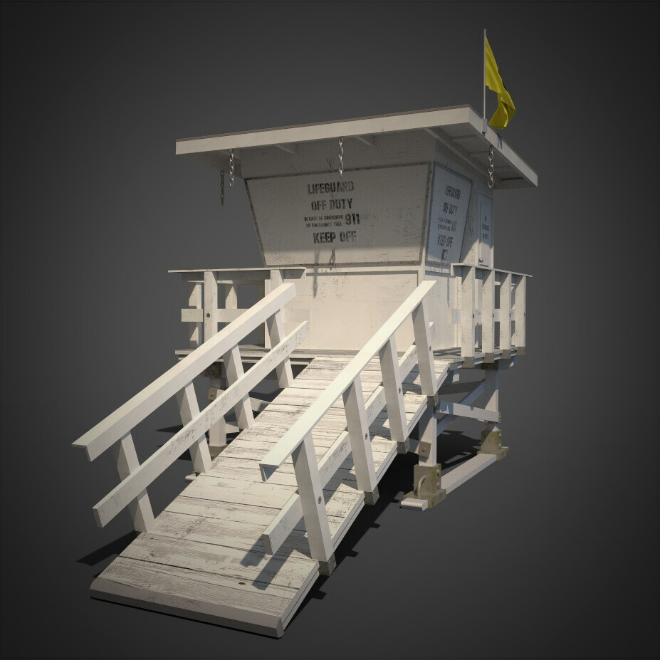 ArtStation - Lifeguard Tower