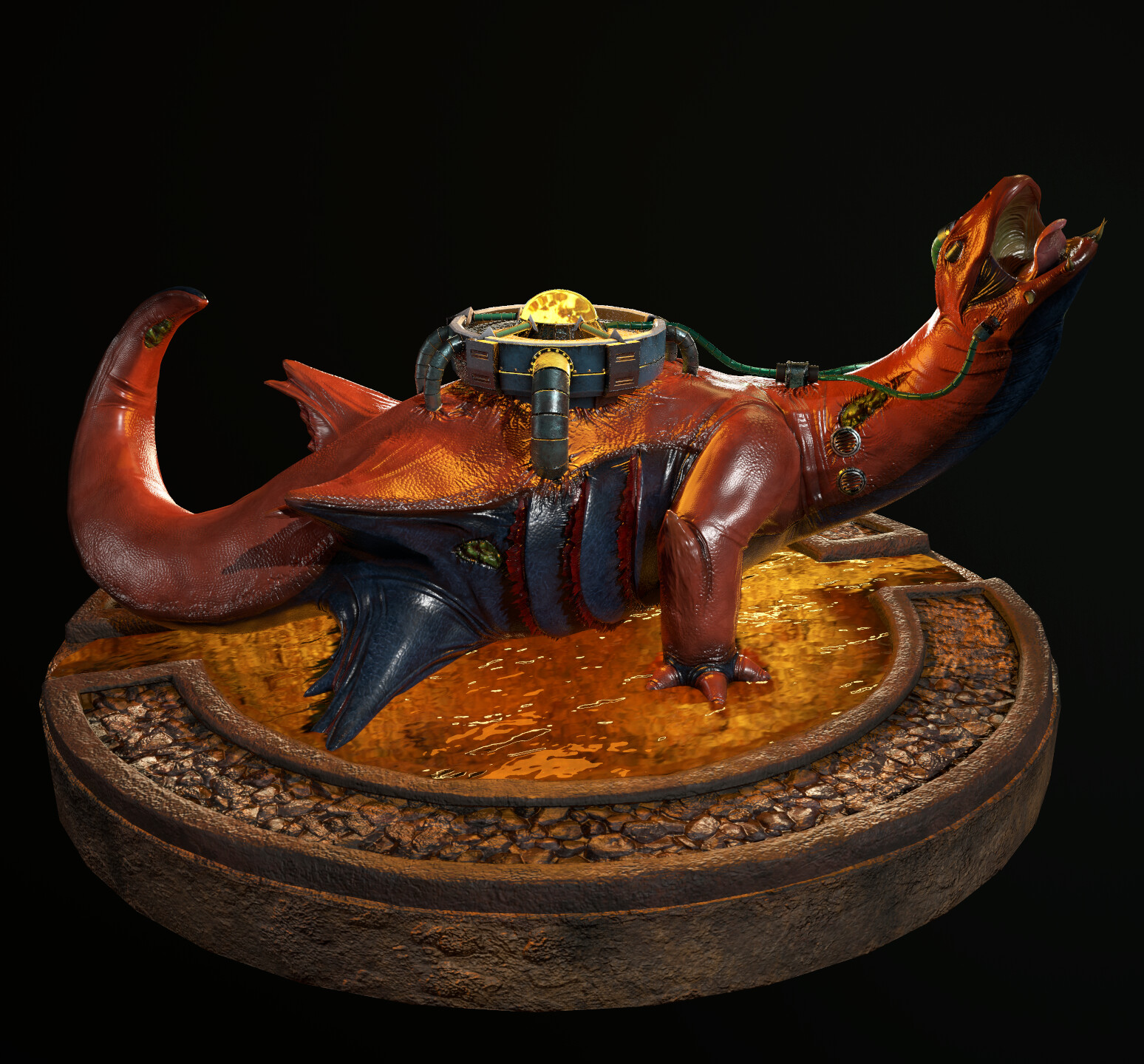 ArtStation - Biolizard Retrogasm 2019