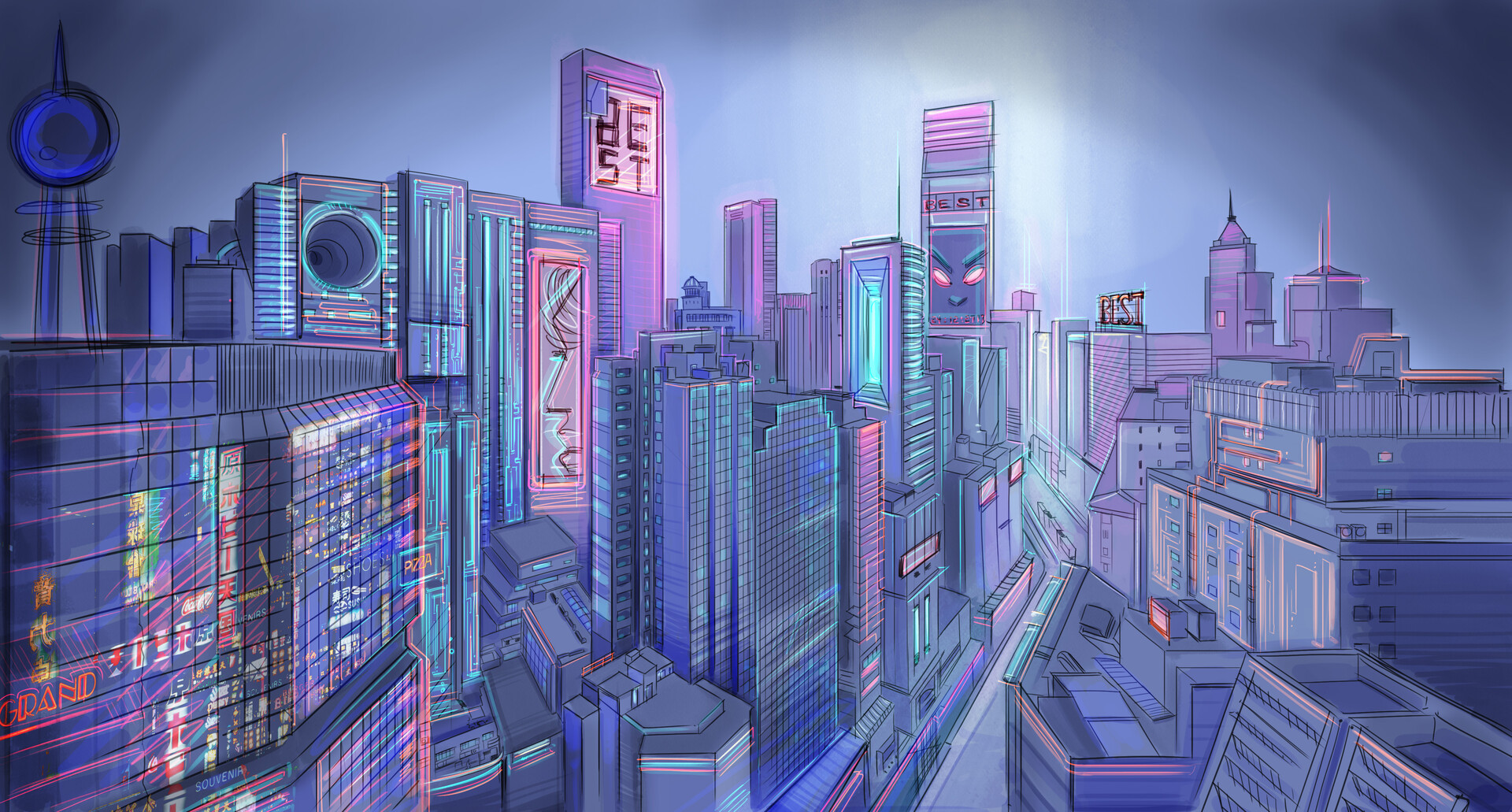 ArtStation - Background / Map Concepts