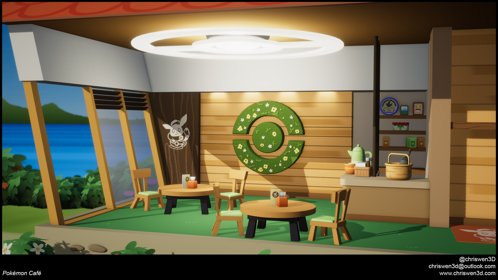 ArtStation - Pokémon Café