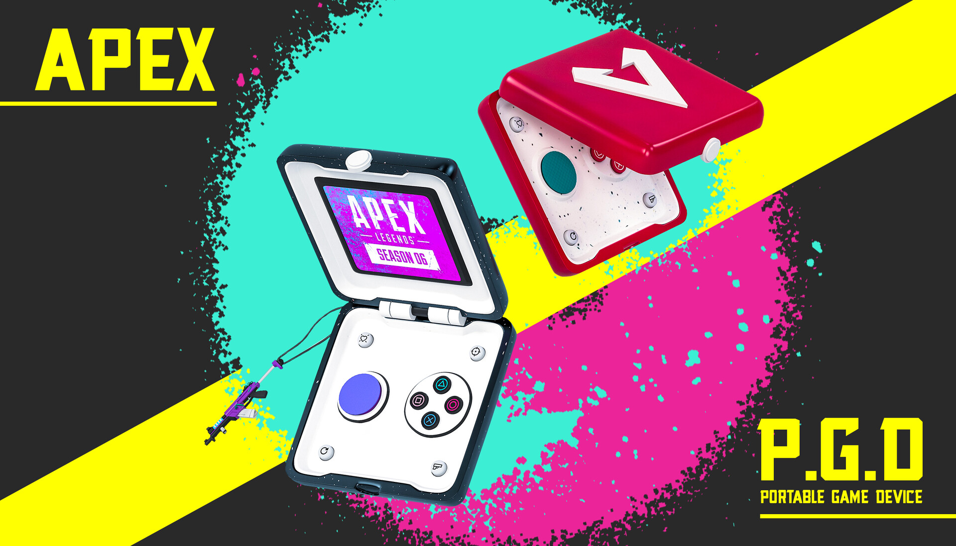 ArtStation - Apex. Portable game device.
