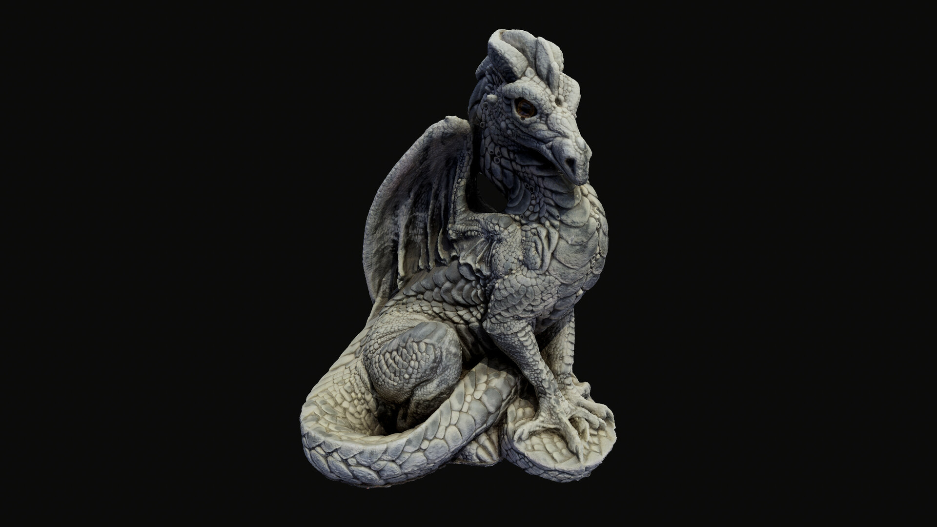 ArtStation - Wax Dragon - Compositing Test