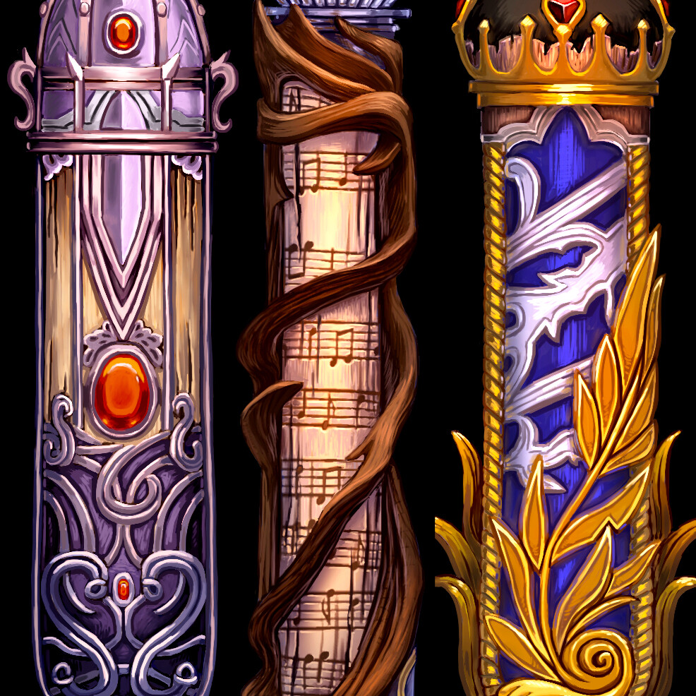 ArtStation - Music scrolls