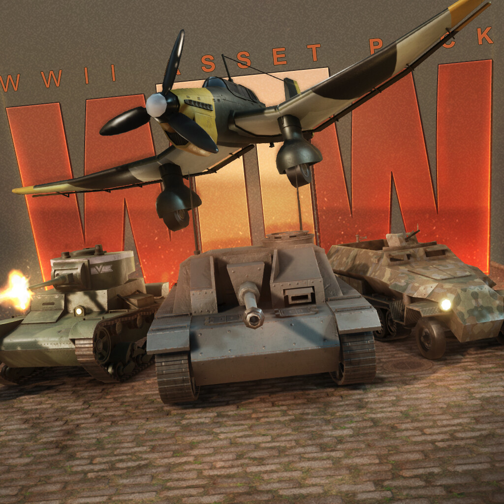 ArtStation - WWII Asset pack