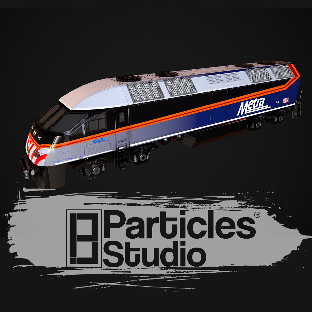 ArtStation - Metra MPI Locomotive