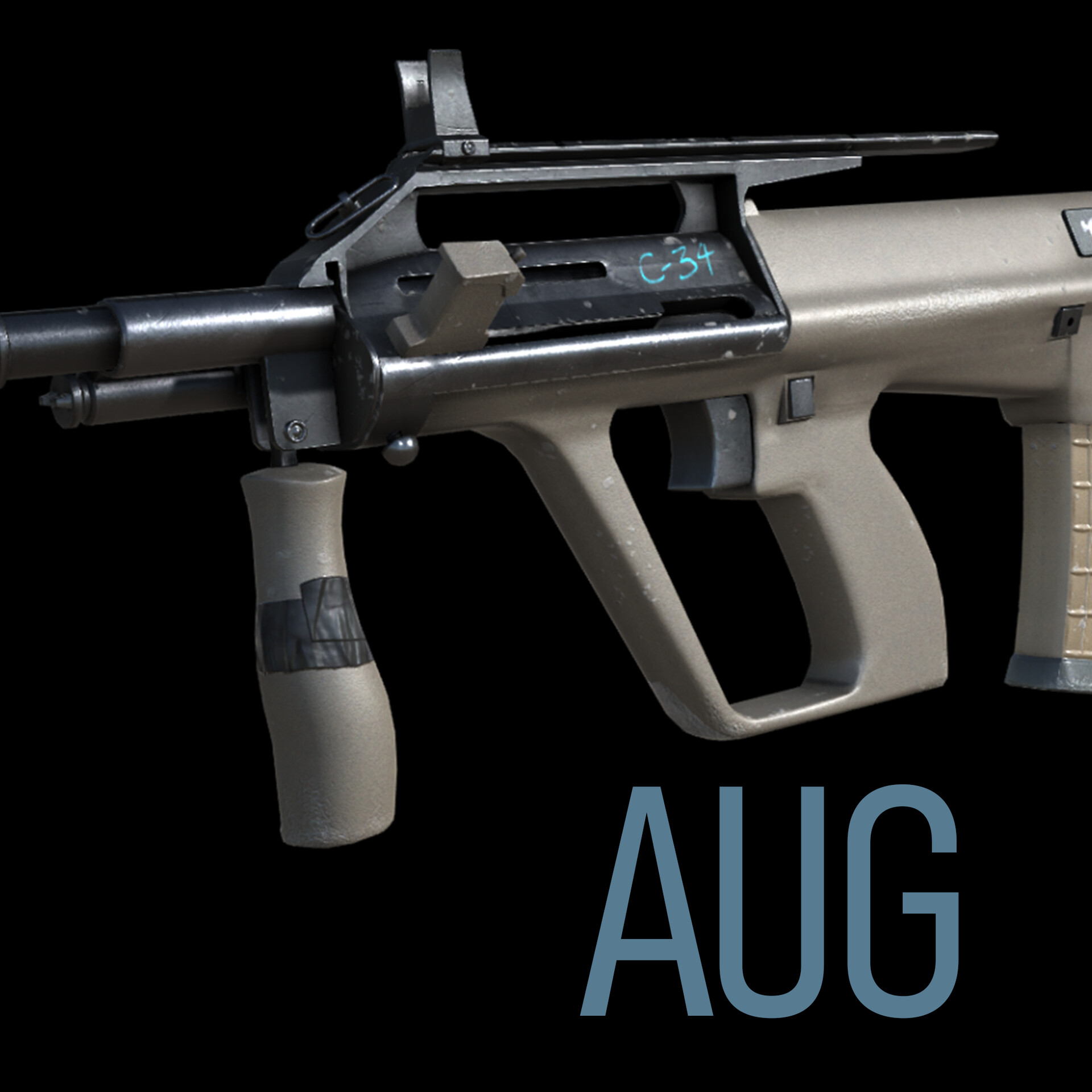 ArtStation - AUG Weapon Series