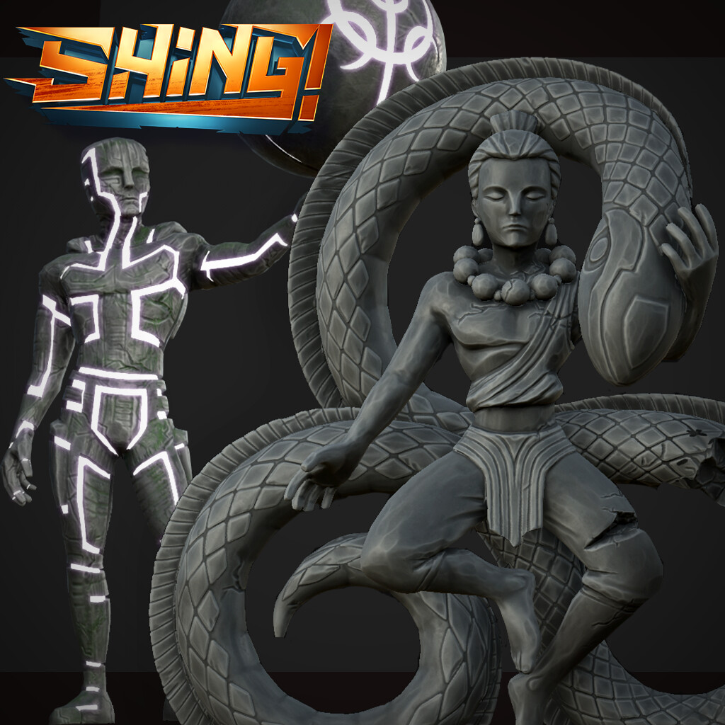 ArtStation - SHING! - Statues and props