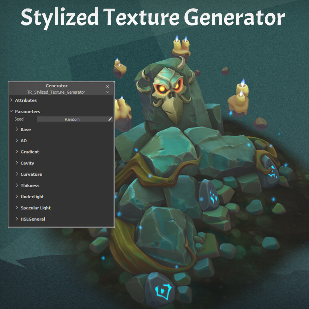 ArtStation - Stylized Texture Generator for Substance Painter