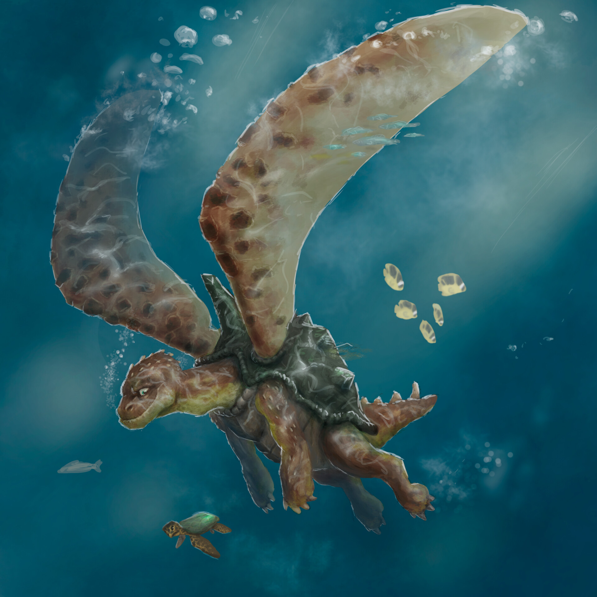 ArtStation - Tortoise dragon