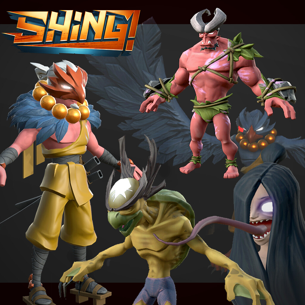 ArtStation - SHING! - Yokai enemies