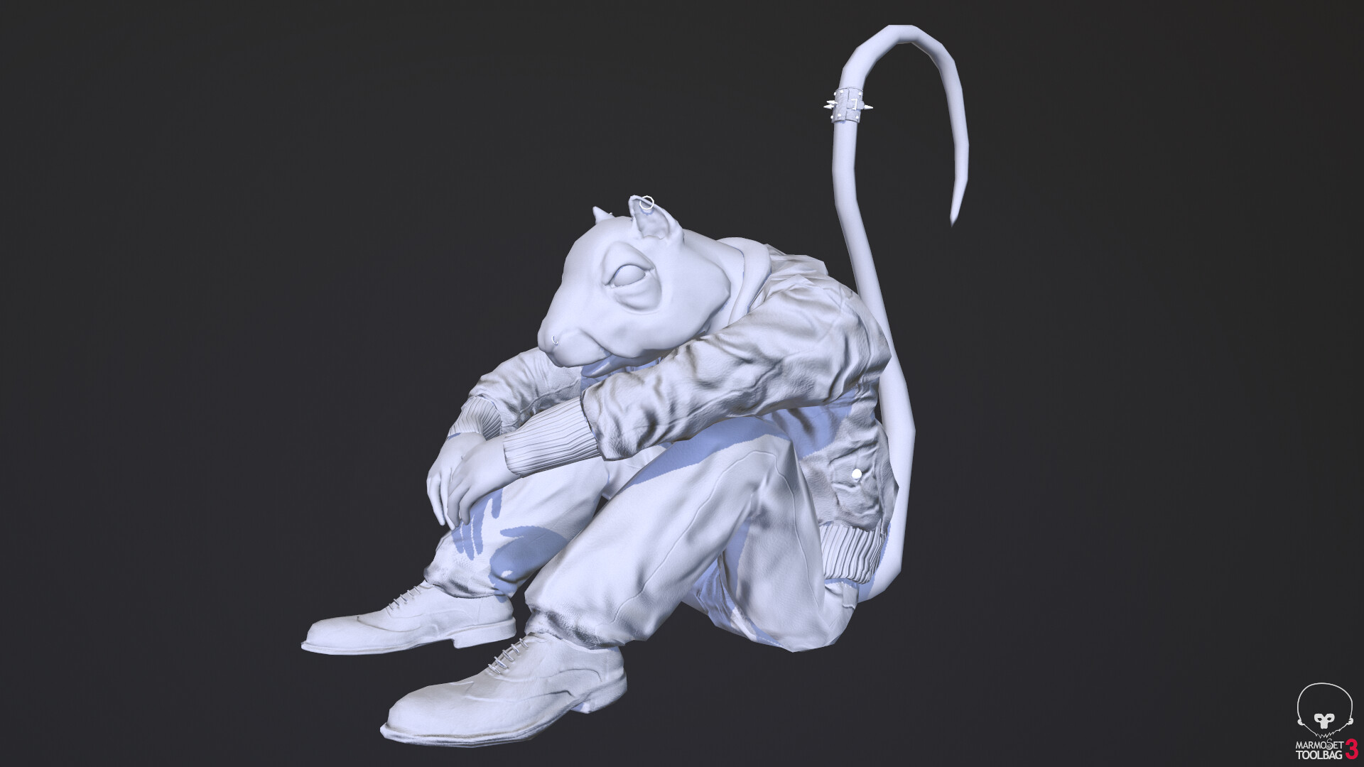 ArtStation - Squirrel Character Base mesh and High Poly