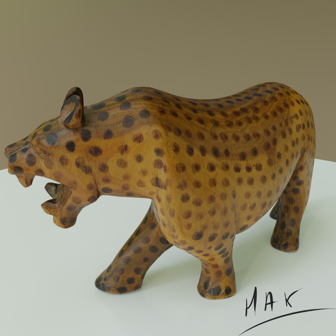 MAKRAM DAOU - Wooden Leopard