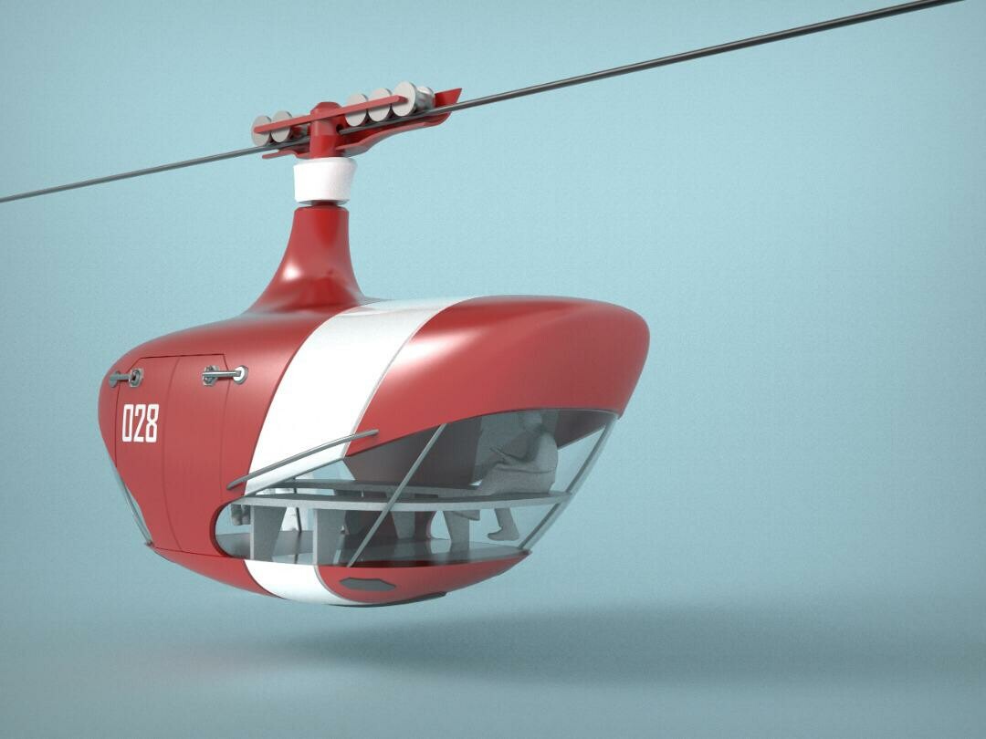 ArtStation - cable car