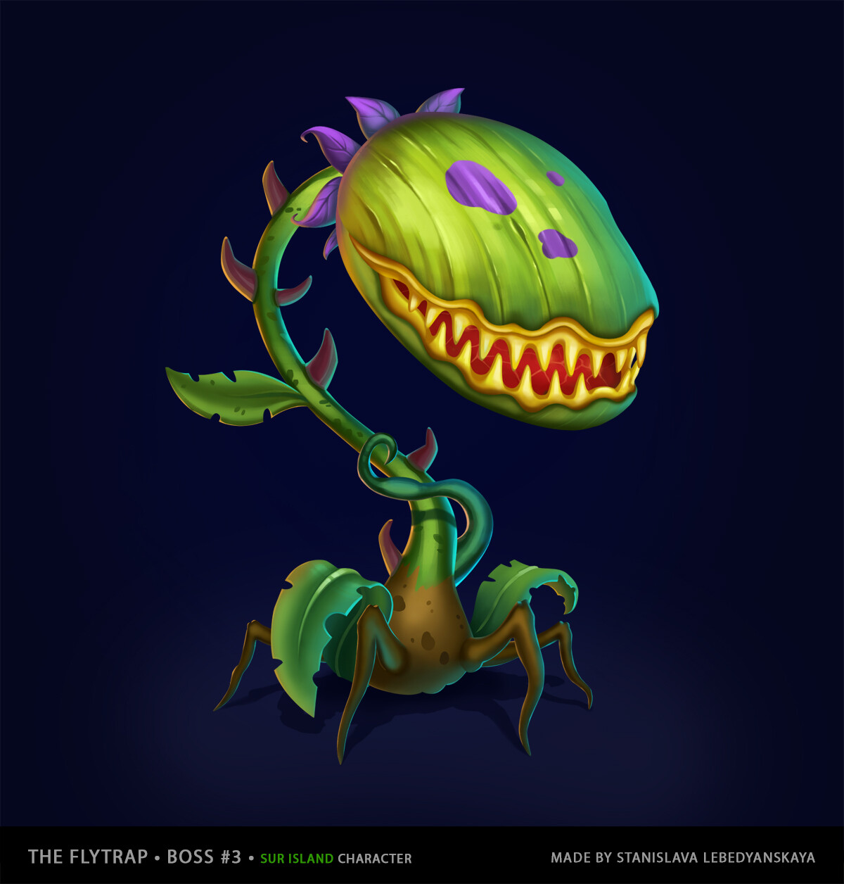 ArtStation - THE FLYTRAP • concept art + animation