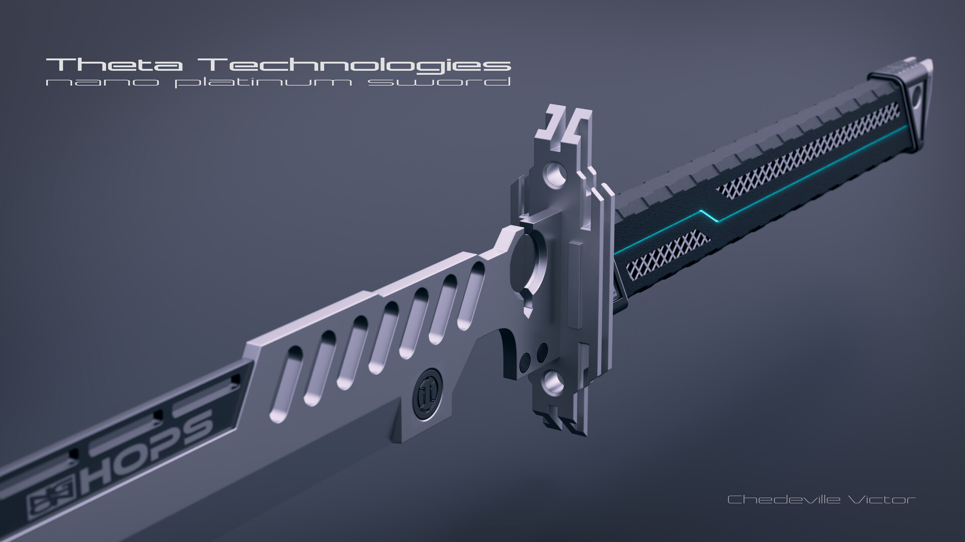 ArtStation - SciFi Sword