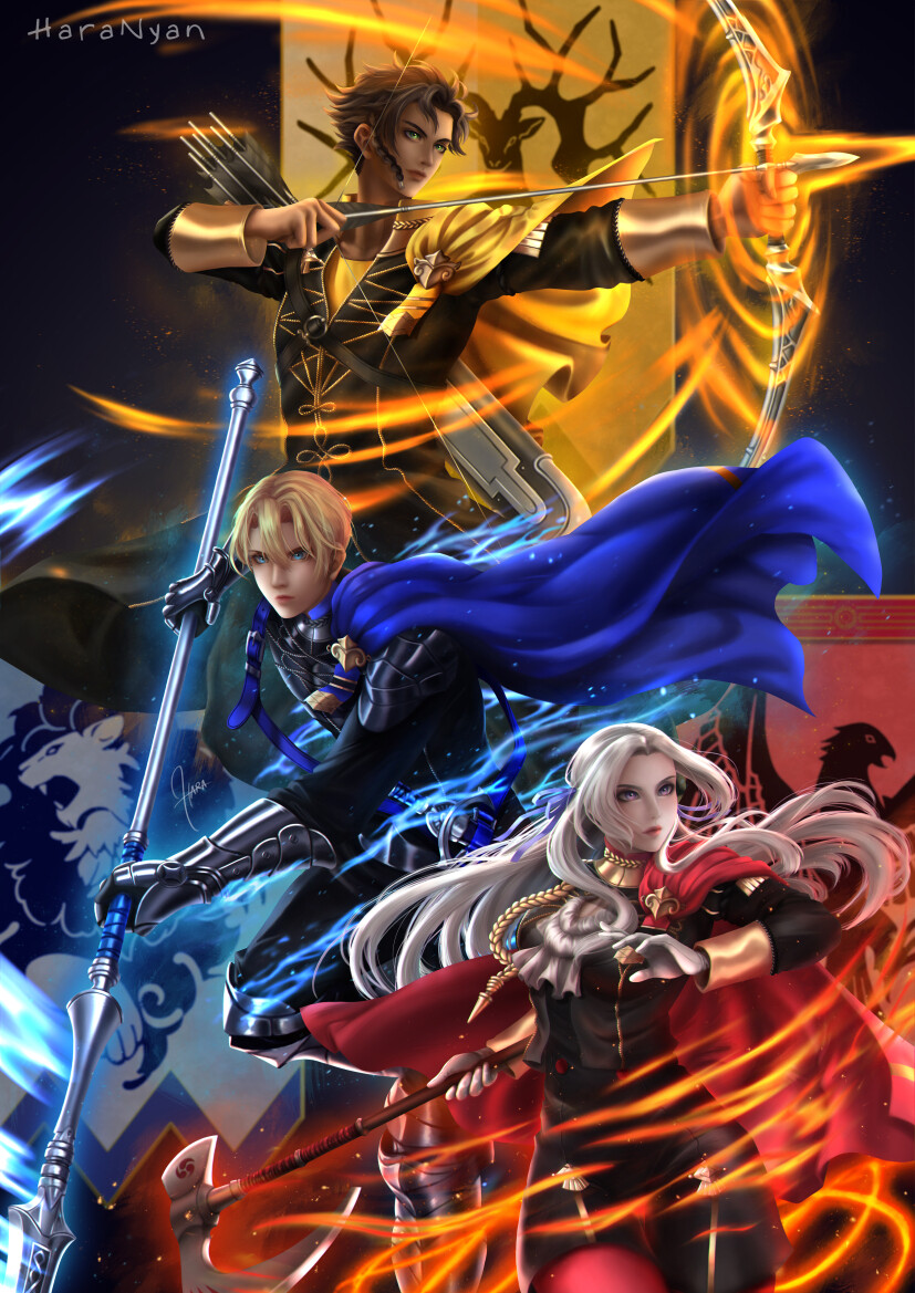 HaraNyan 🐈 - FE3H Claude Dimitri Edelgard