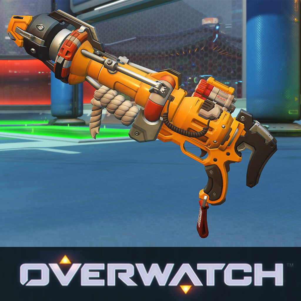 ArtStation - OVERWATCH - Pharah 'Lifeguard' Weapon Skin