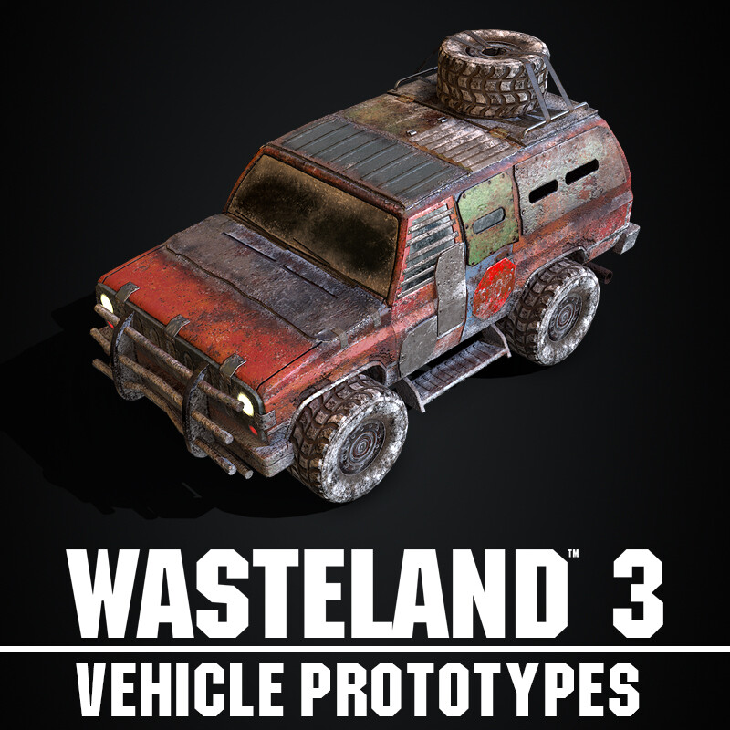 ArtStation - Wasteland 3 Vehicle Prototype - The Beater