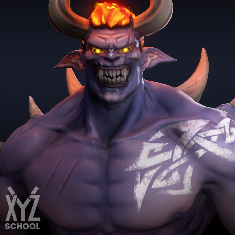 ArtStation - Demon Berserker