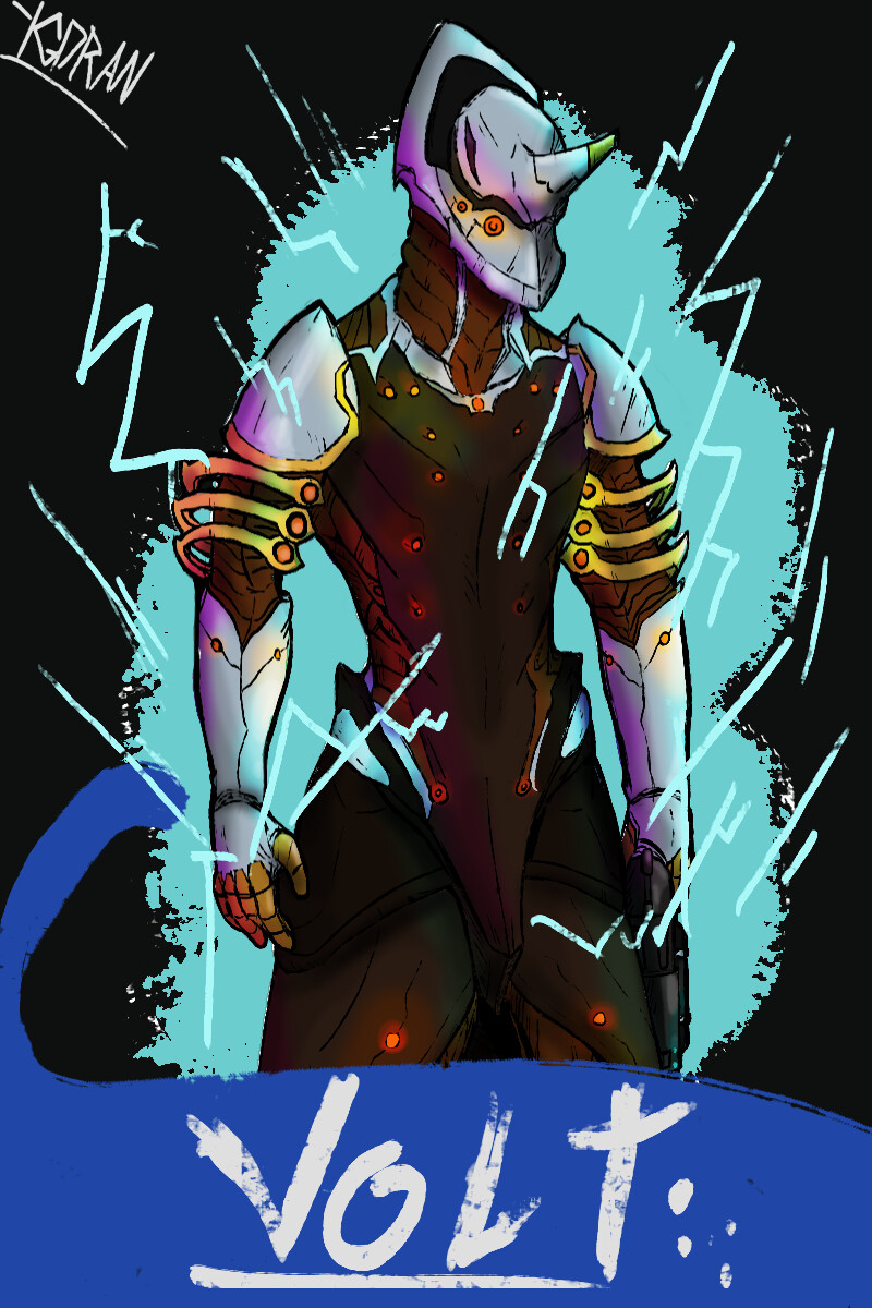 ArtStation - Volt_Warframe FanArt