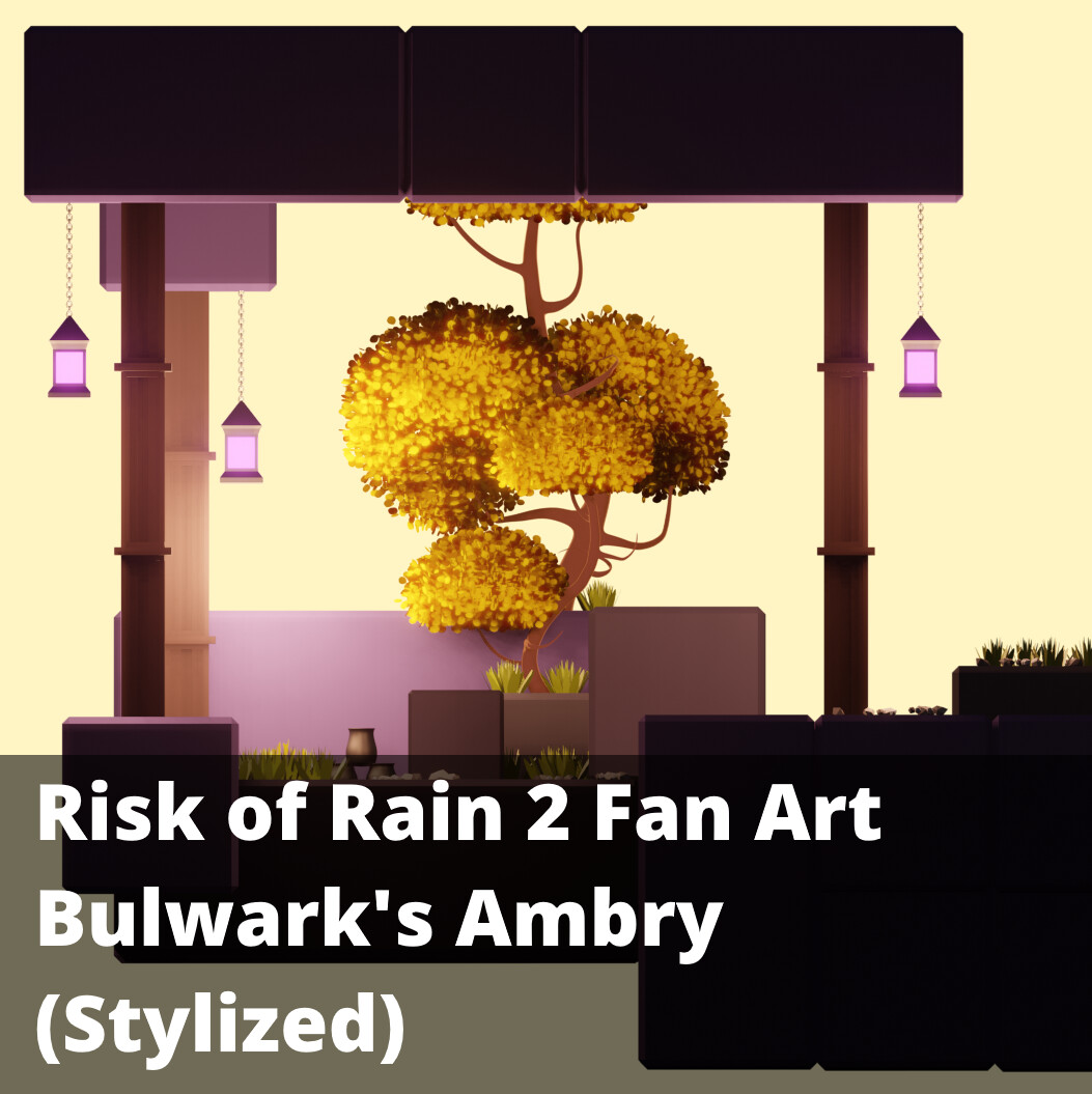 ArtStation - Risk of Rain 2 Fan Art - Bulwark's Ambry (Stylized)