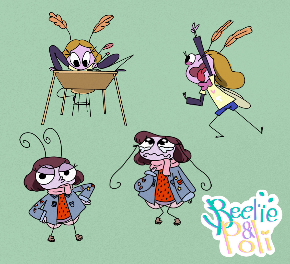 ArtStation - Beelie & Poli | character design