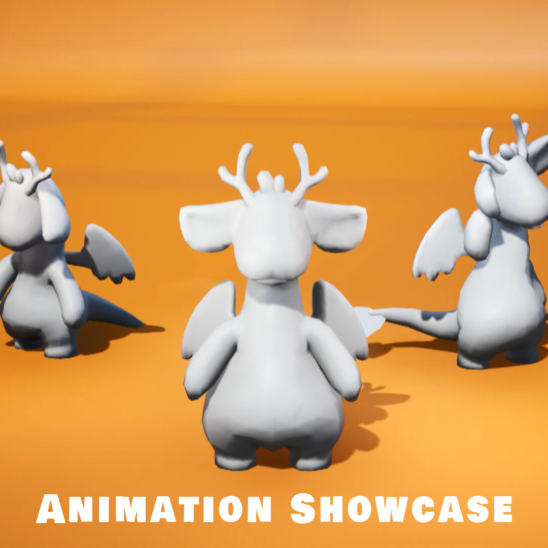 ArtStation - Dragon Animations Showcase | Heads n Tails: Mythical Petshop