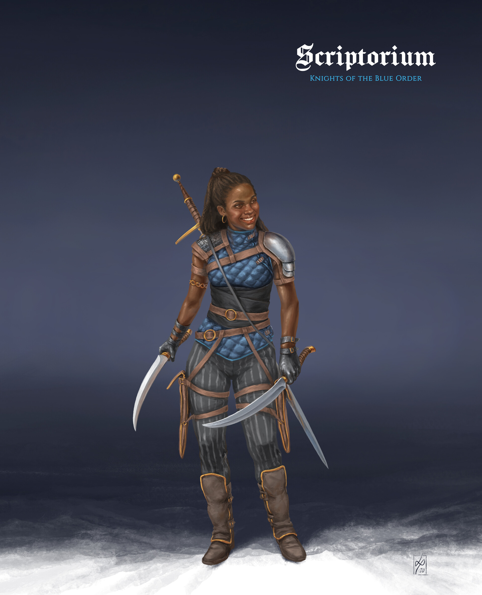 ArtStation - Scriptorium - Knights of the Blue Order