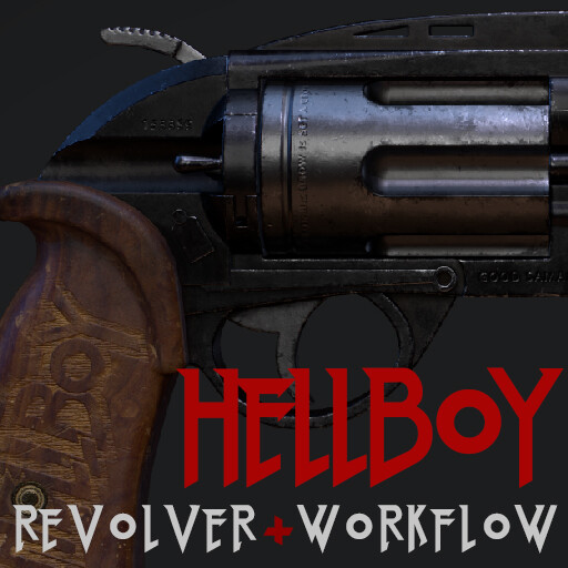 ArtStation - Hellboy Revolver