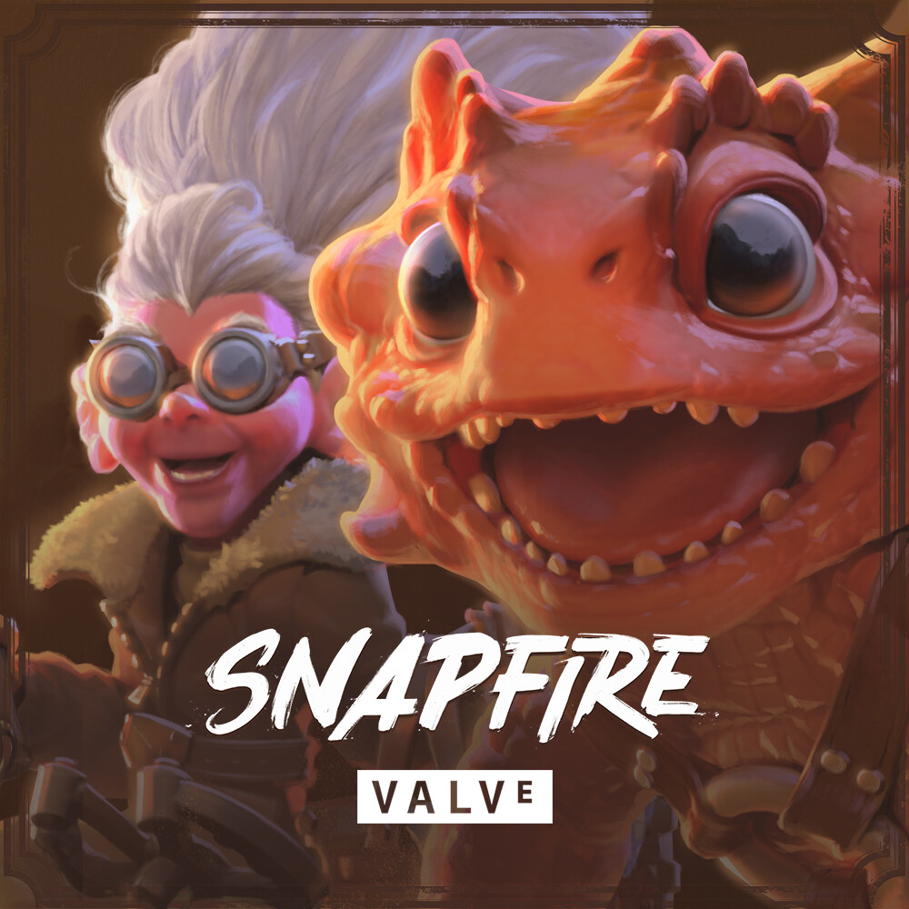 ArtStation - DOTA 2 - Snapfire [2D work]