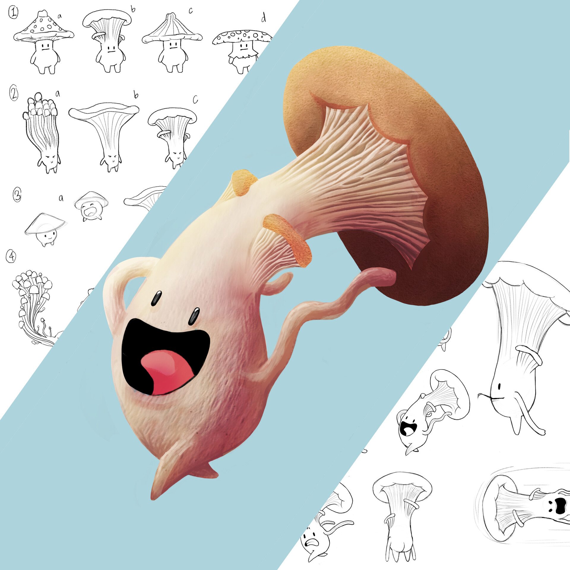 ArtStation - Mushroom - Character Design
