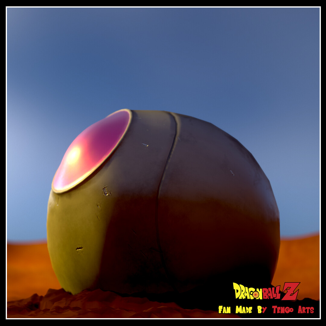 ArtStation - Dragon Ball Z Végéta Space Pod Fan Made By Tengo Arts