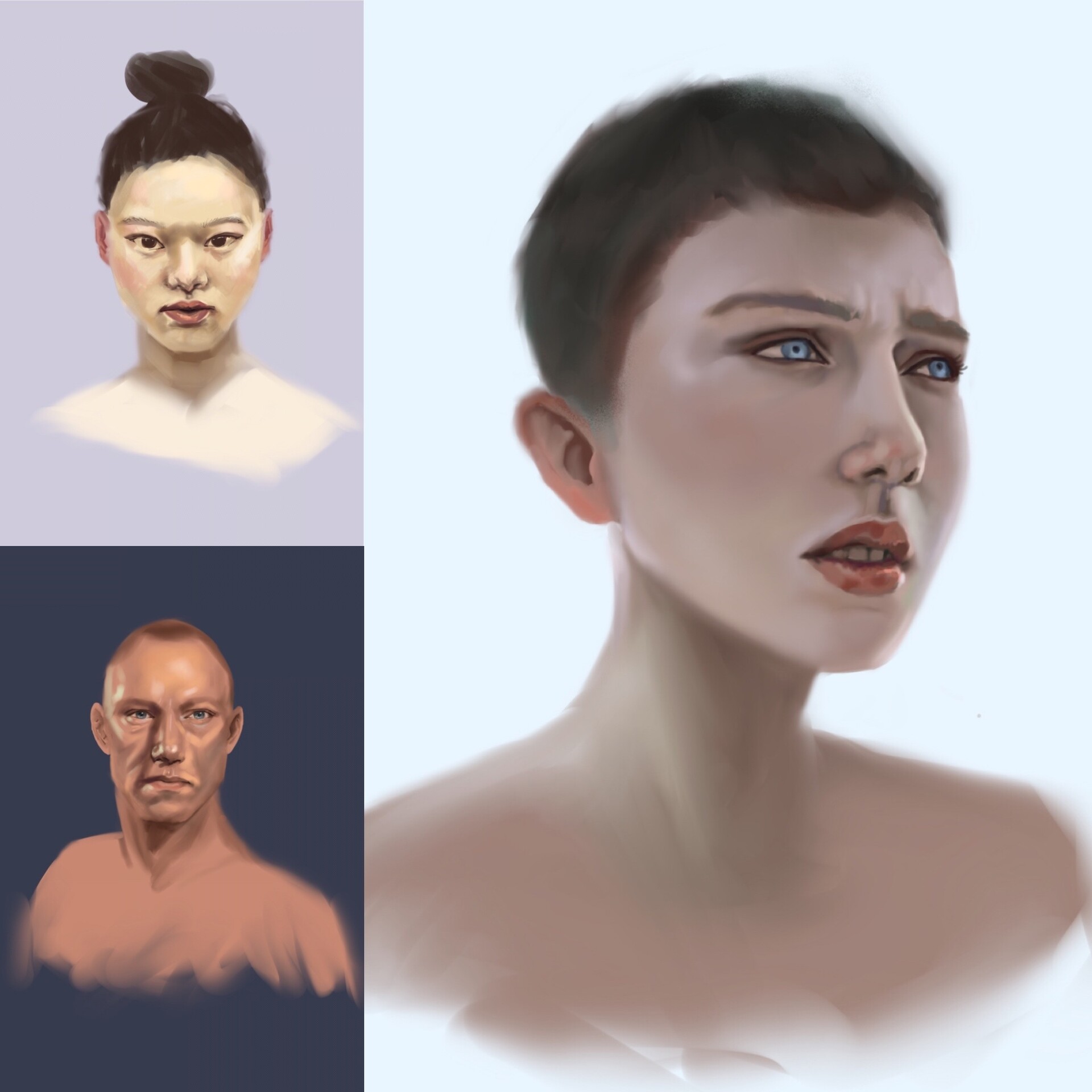 ArtStation - Face studies